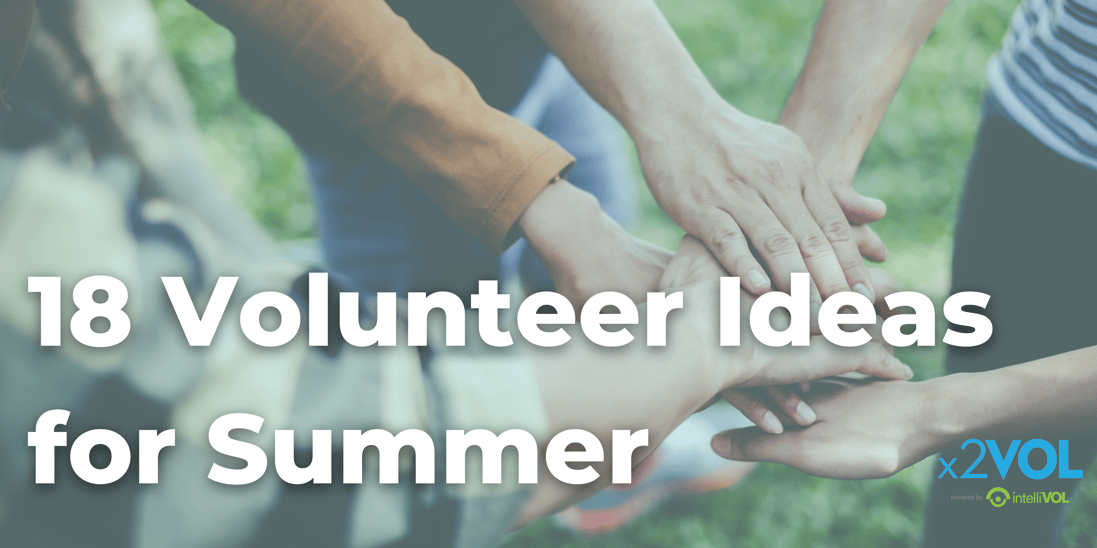 18 Volunteer Ideas For Summer