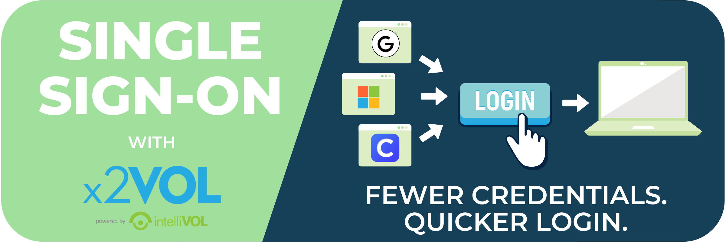 x2VOL Single Sign-On Options
